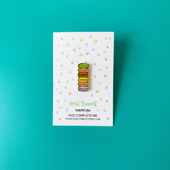 Macaron Enamel Pin Hard Enamel Pin Foodie Gift Macarons Pin | Etsy
