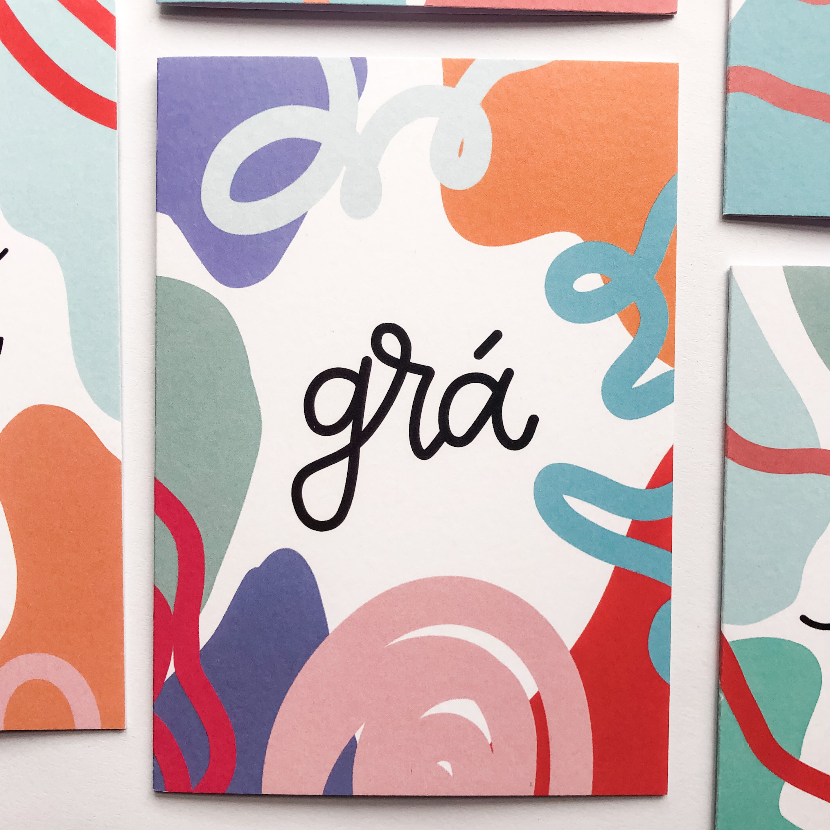 Gra Irish Gaelic Love Card Le Grá Sending Love Card Irish Card - Etsy