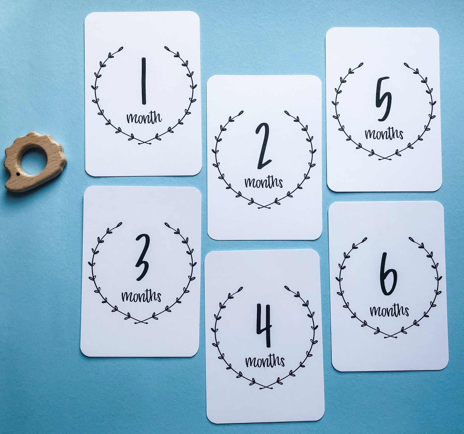 Baby Milestone Cards Monthly Milestone Cards New Baby Milestones Baby ...