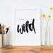 Let's Get Wild Art Print Bachelorette Gift Dorm Art Hen Party Wild ...