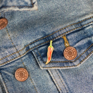 Chili Pepper Enamel Pin Red Chili Pepper Pin Foodie Gift Culinary ...