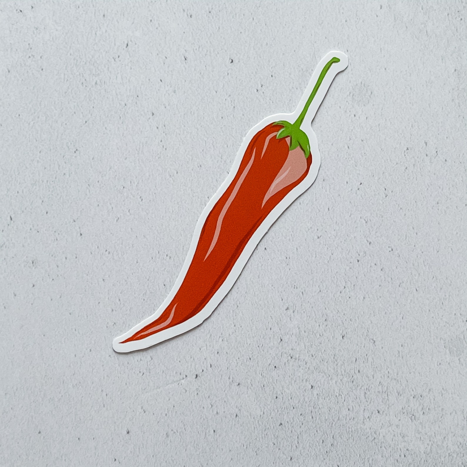 Chili Pepper Sticker Vinyl Sticker Pepper Lover Gift Vinyl - Etsy
