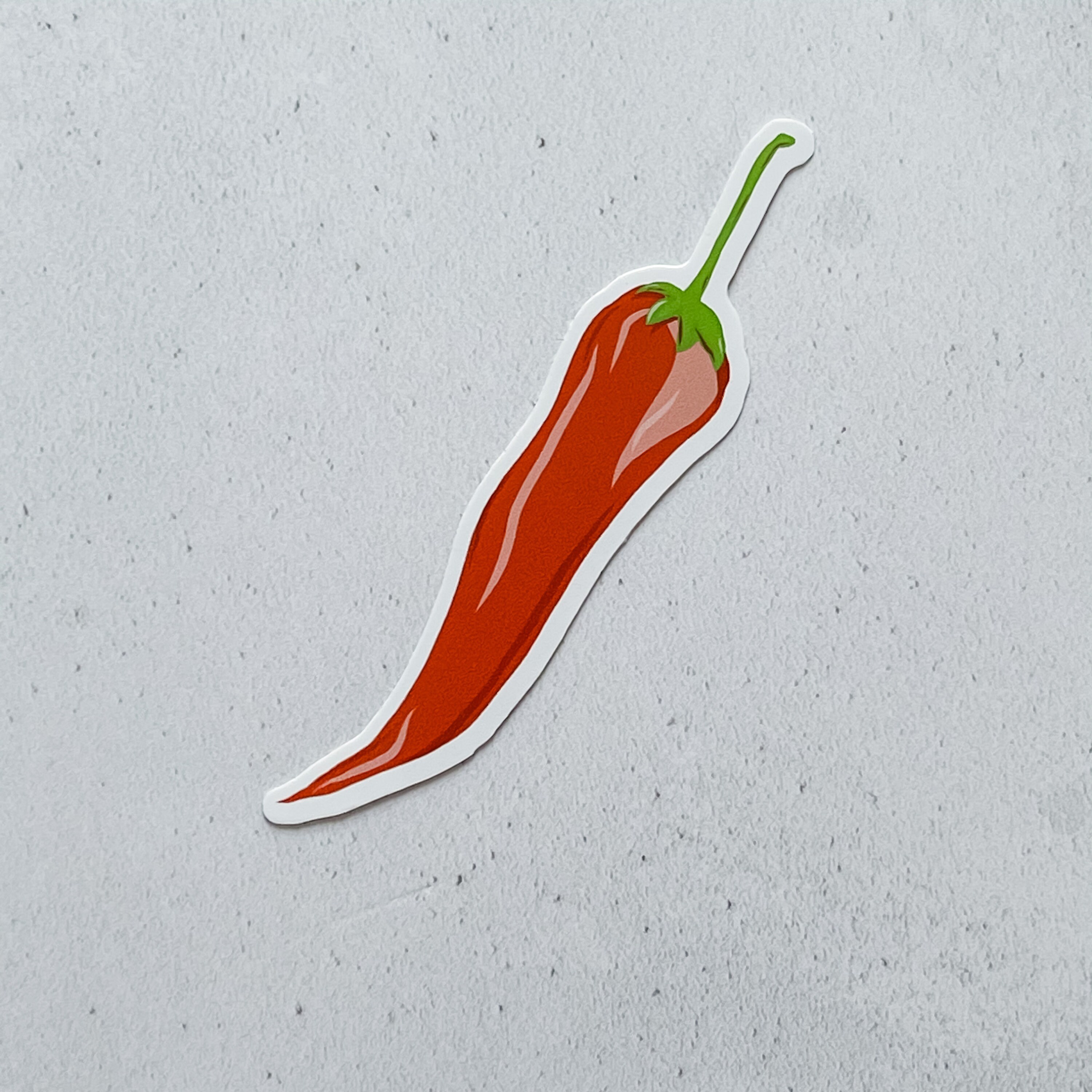 Chili Pepper Sticker Vinyl Sticker Pepper Lover Gift Vinyl - Etsy