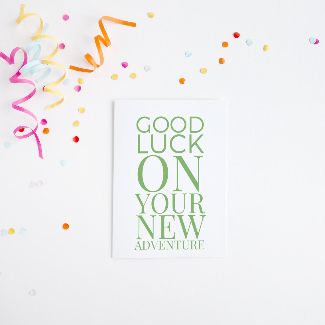 Good Luck on Your New Adventure Good Luck Card New Job Card - Etsy