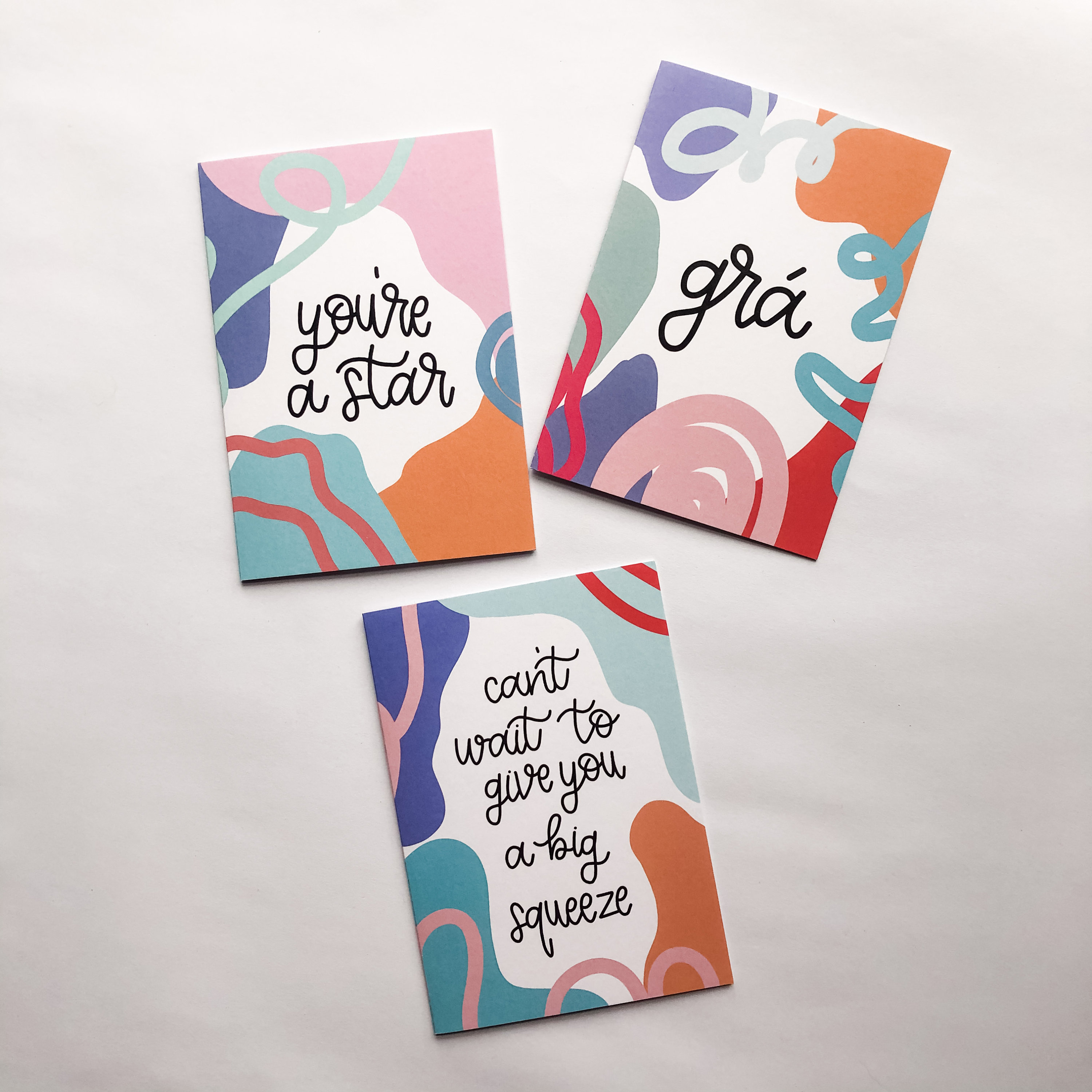 Gra Irish Gaelic Love Card Le Grá Sending Love Card Irish Card Irish ...
