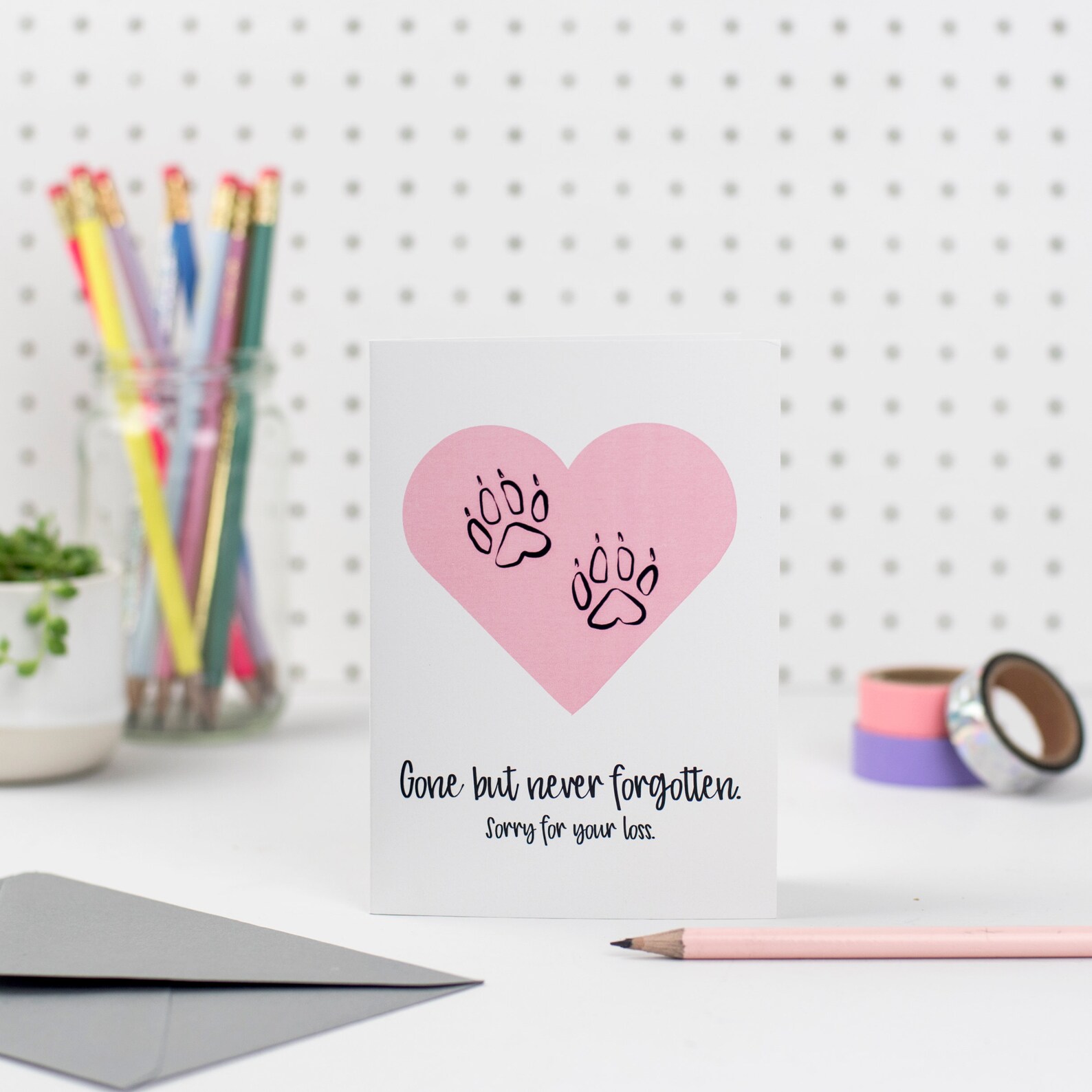 Dog Loss Card Dog Sympathy Card Dog Loss Gift Pet Loss Card Pet ...