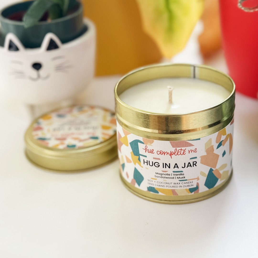 Hug in A Jar Scented Candle, Missing You Gift, Thinking of Mom ...