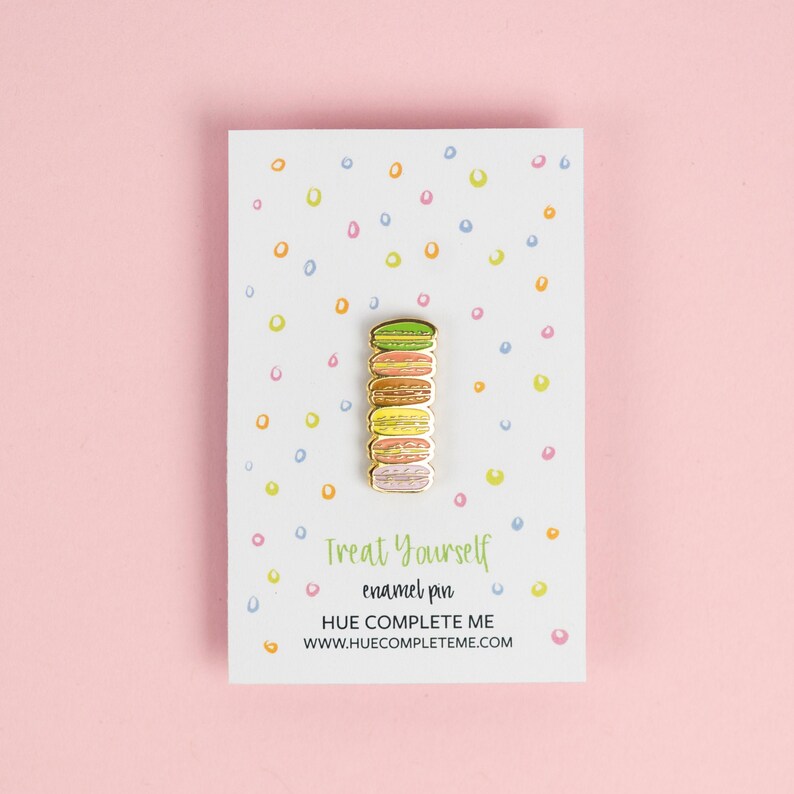 Macaron Enamel Pin Hard Enamel Pin Foodie Gift Macarons Pin - Etsy