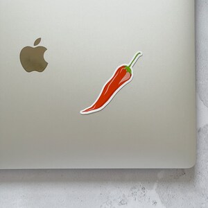 Chili Pepper Sticker Vinyl Sticker Pepper Lover Gift Vinyl - Etsy