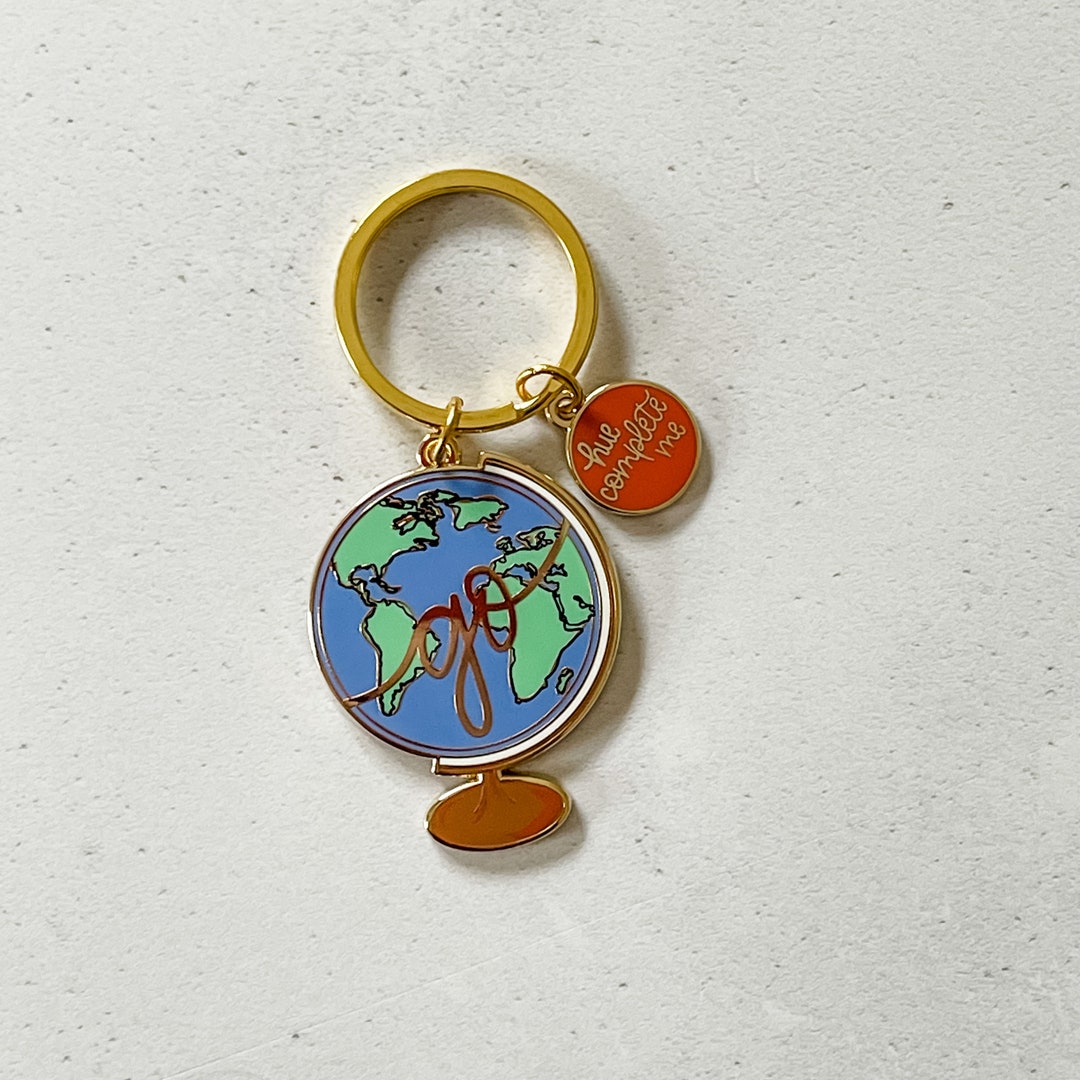 Go Globe Keychain Stylish and Luxurious Go Globe Keychain - Perfect for ...