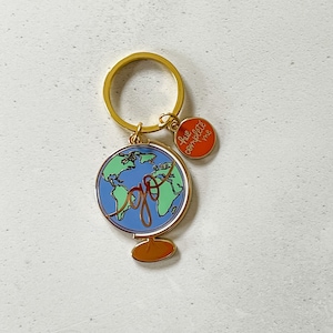 Go Globe Keychain Stylish and Luxurious Go Globe Keychain - Perfect for Travel Lovers! New ...