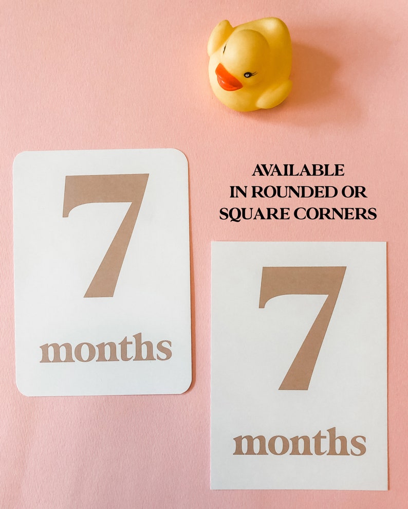 Gender Neutral Baby Milestone Cards Monthly Milestone Cards - Etsy