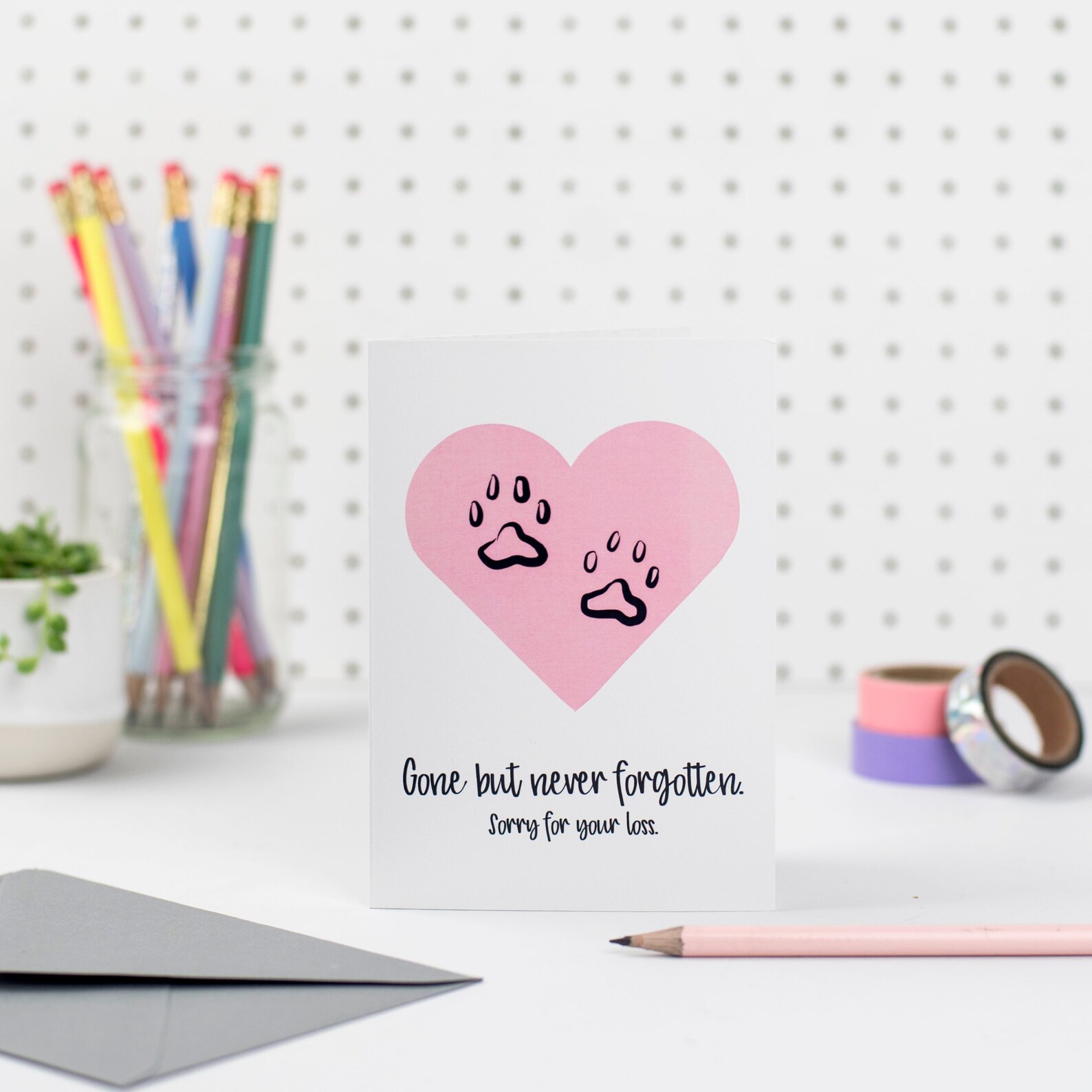 Cat Loss Card Cat Sympathy Card Cat Loss Gift Pet Loss Card | Etsy