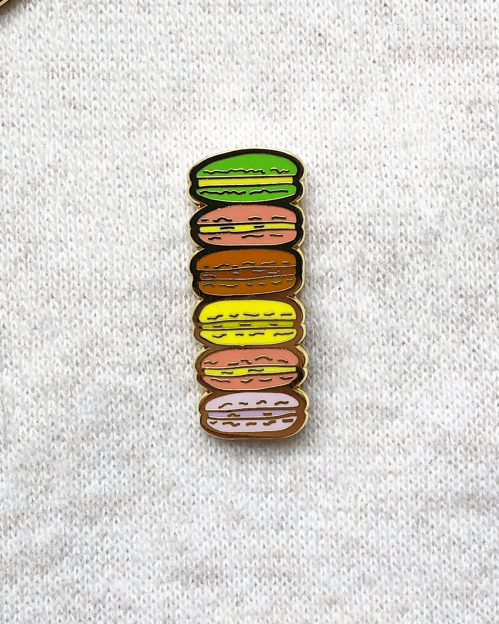 Macaron Enamel Pin Hard Enamel Pin Foodie Gift Macarons Pin - Etsy