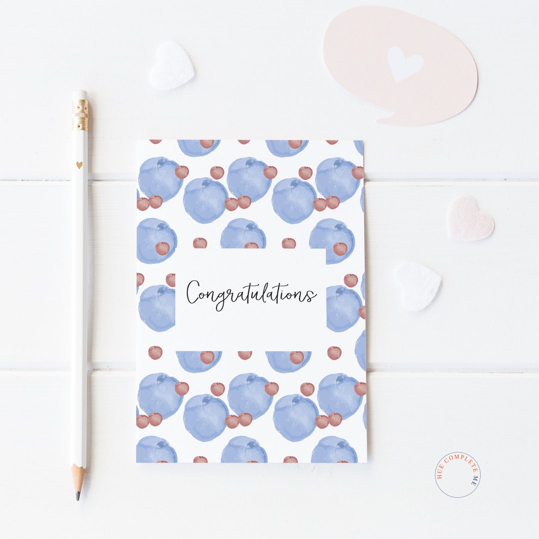 Congratulations Card Graduation Card Congrats Card Wedding Card ...