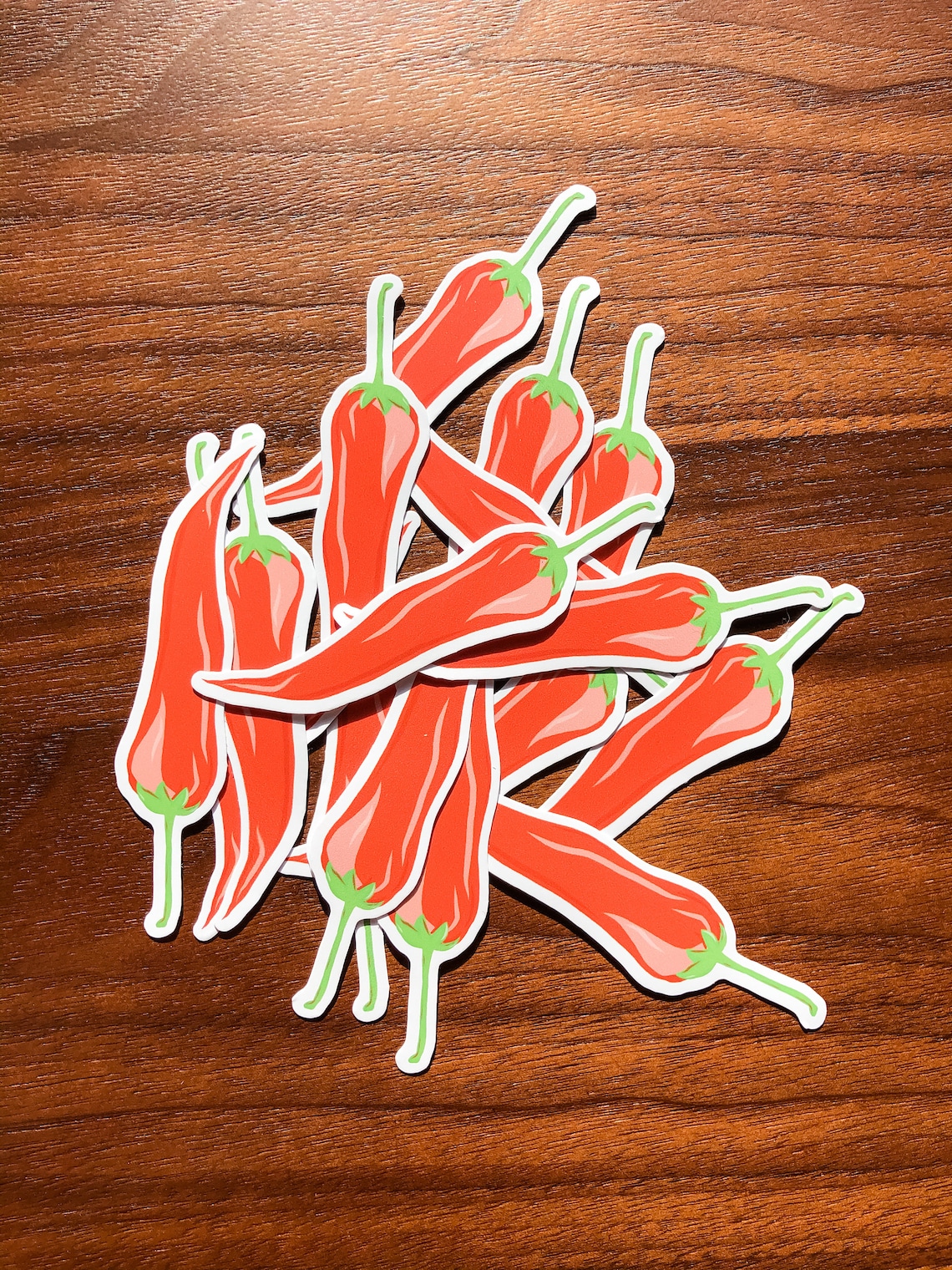 Chili Pepper Sticker Vinyl Sticker Pepper Lover Gift Vinyl - Etsy