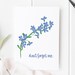 Forget Me Not Card Do Not Forget Me Card Moving Card Friend - Etsy