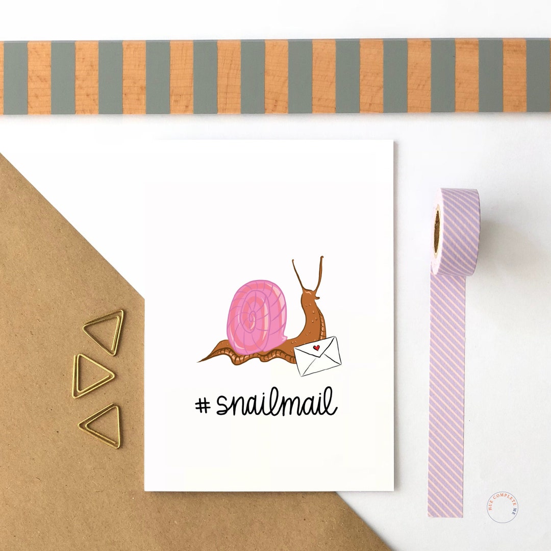 Snail Mail Long Distance Friendship Card Thinking of You Card Sending ...