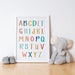 Alphabet Art Print Nursery Print Kids Room Decor Learn Abcs Toddler ...