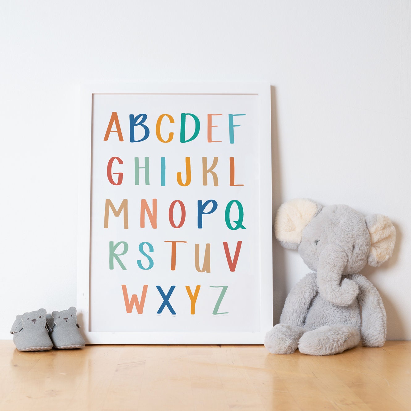 Alphabet Art Print Nursery Print Kids Room Decor Learn Abcs - Etsy