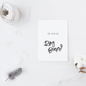 Will You Be Our Ring Bearer Card for Ring Bearer Ring Bearer Card Be My ...