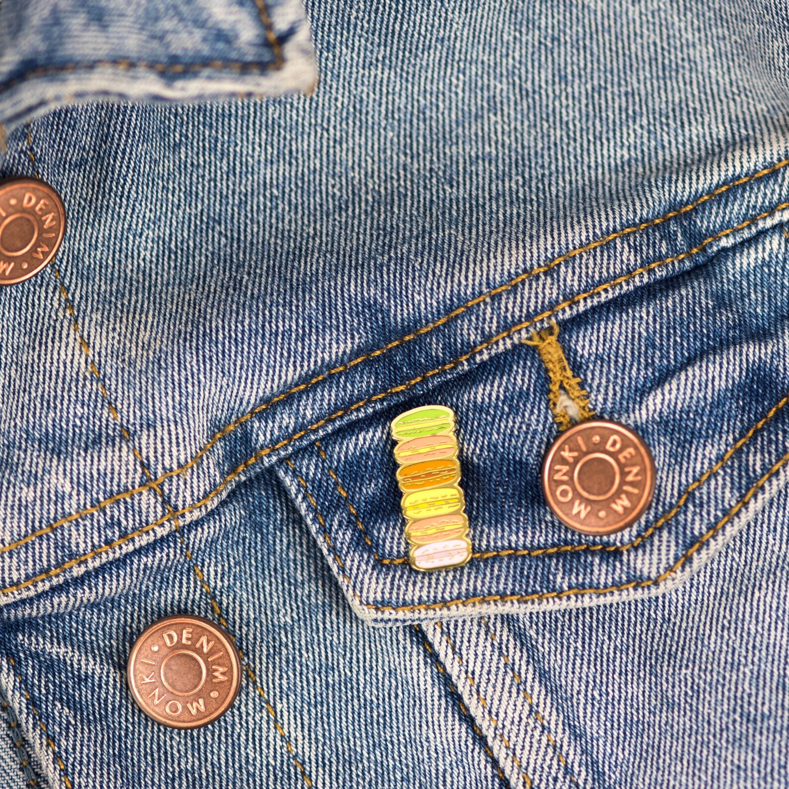 Macaron Enamel Pin Macaron Hard Enamel Pin Foodie Gift Macaron | Etsy