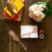 Congrats, Red Calligraphy Congratulations Card,red Congratulations Card ...