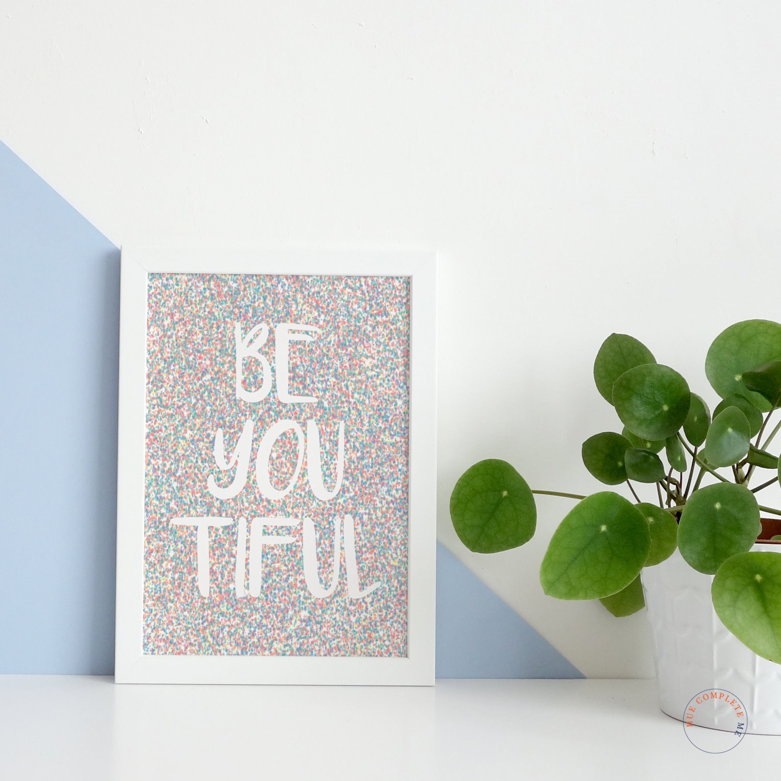 Be You Tiful Beyoutiful Wall Art Motivational Poster - Etsy