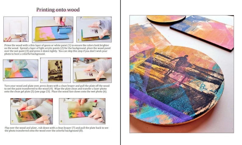 Gelli Print Your Photos, Ebook by Nitsa Malik - 76 Pages Tutorial ...