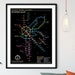Star Wars Galactic Transit Map | Etsy Canada