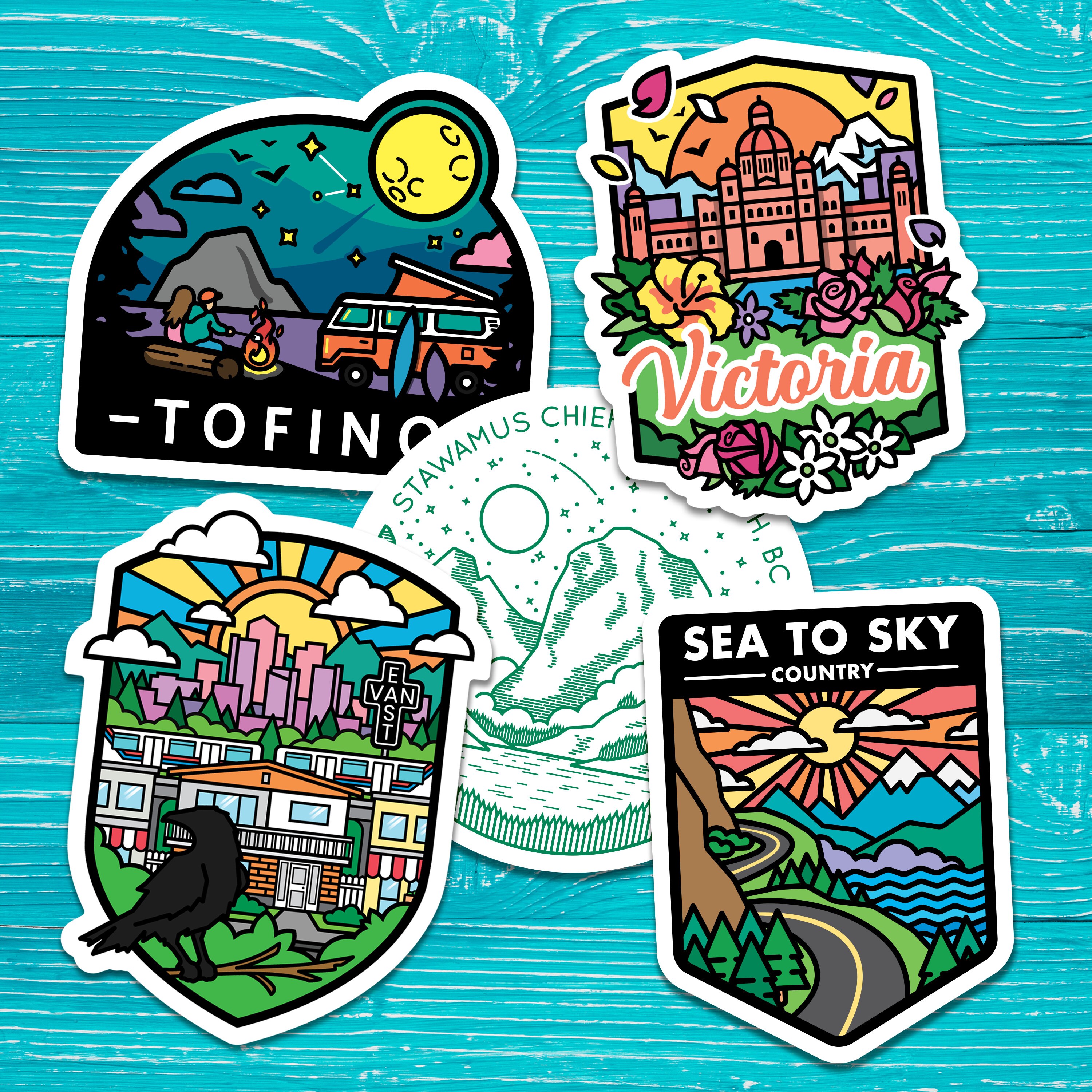 Any FIVE Stickers | Etsy Canada