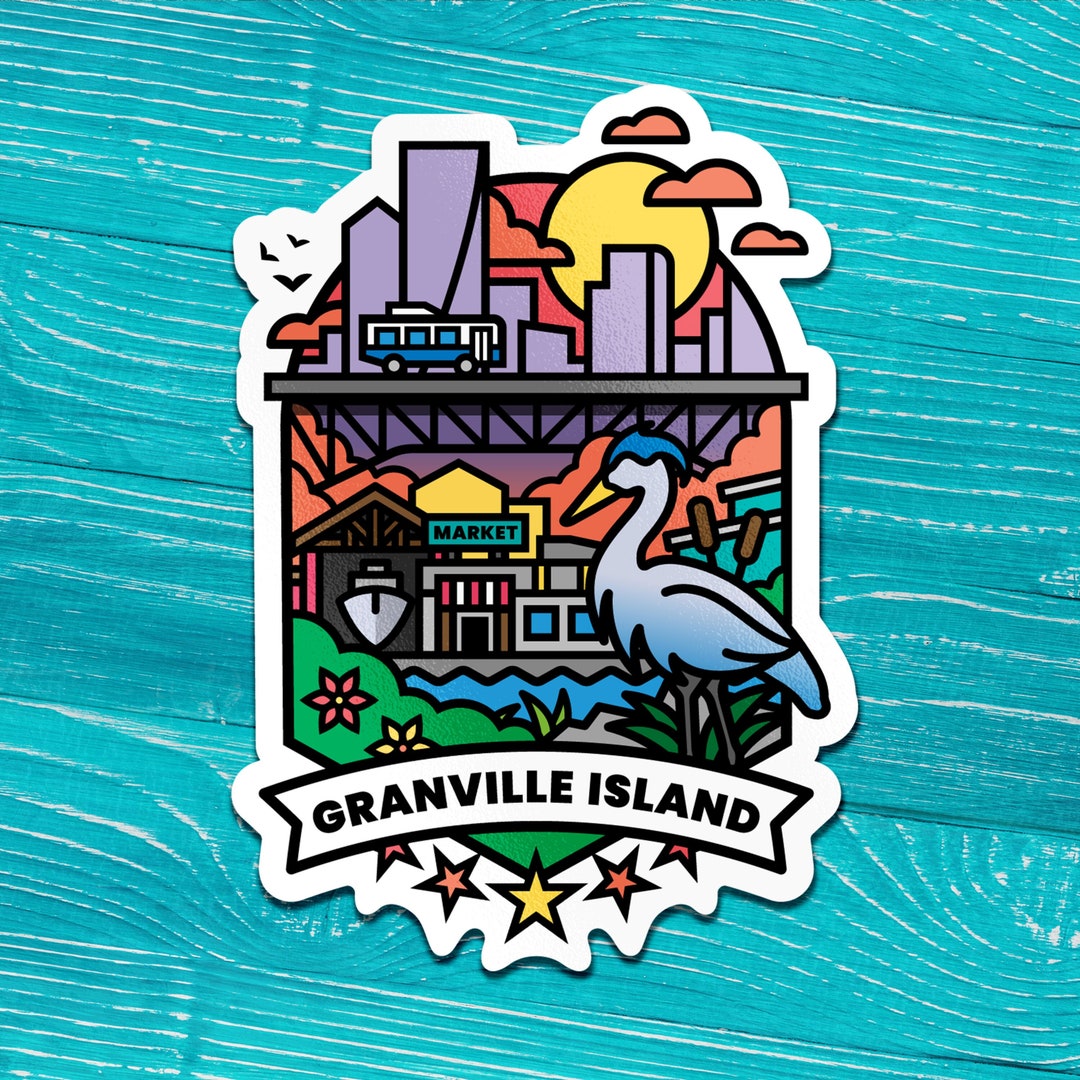Granville Island Sticker - Etsy