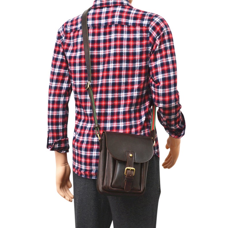 EDC Messenger Bag Mens Leather Crossbody Bag Black & Brown - Etsy EDC Messenger Bag Mens Leather Crossbody Bag Black & Brown - Etsy