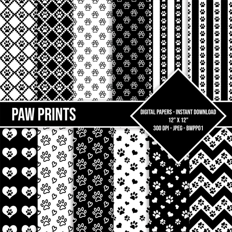 Paw Prints - Etsy