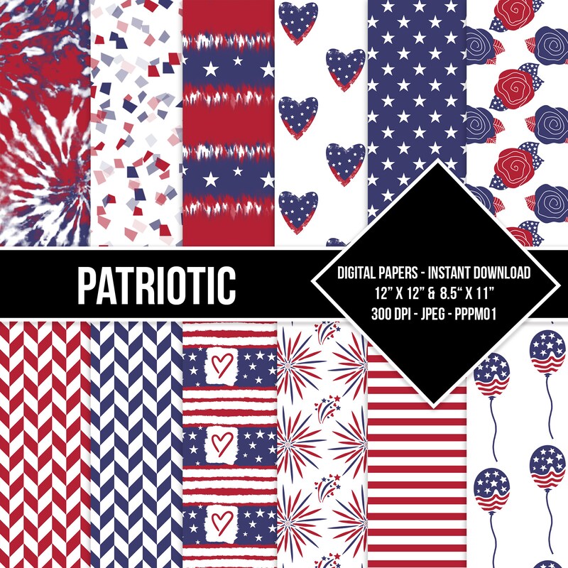 Patriotic Scrapbook - Etsy