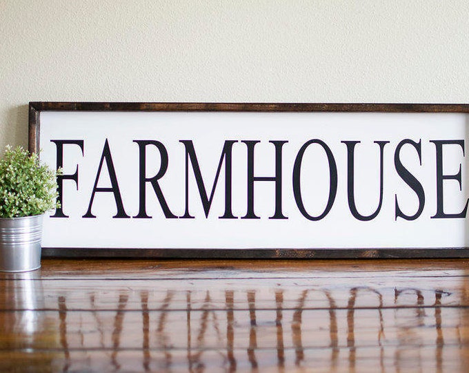 Farmhouse Sign, Large Farmhouse Sign, , Farmhouse Decor, Sign That Says ...