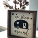 Camper Decor Camper Sign We Sleep Around Camping Sign Rv | Etsy