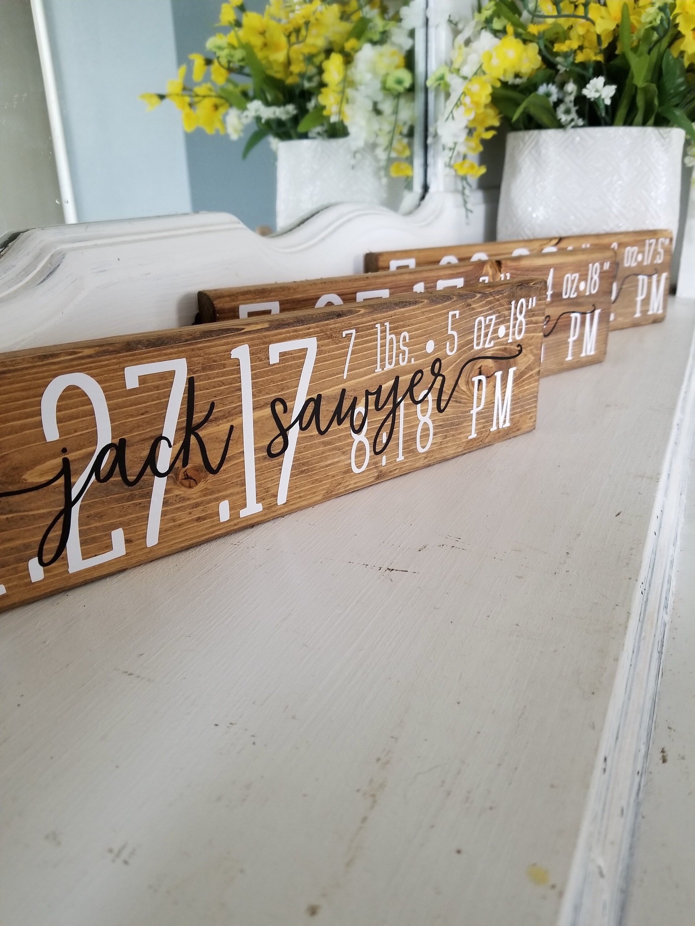 Birth Stats Wall Art Baby Stats Sign Baby Stats Board Birth | Etsy