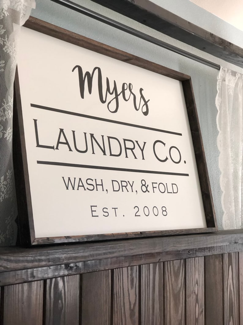 Personalized Laundry Room Decor Laundry Room Sign Laundry - Etsy