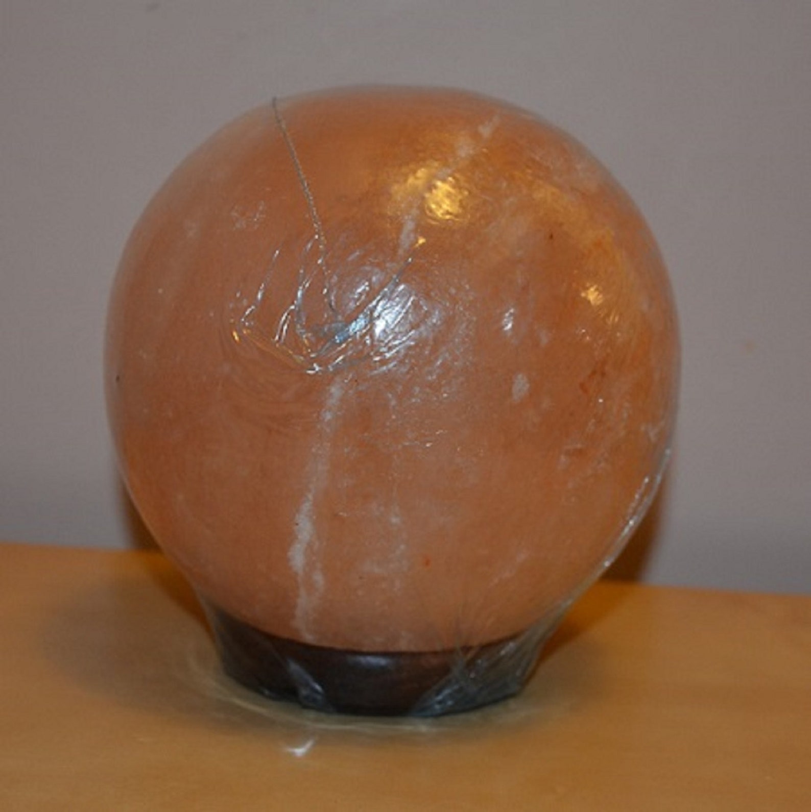 Himalayan Salt Lamp, 6 Inch Sphere Shape, Ball Shape, Globe, Full Moon ...