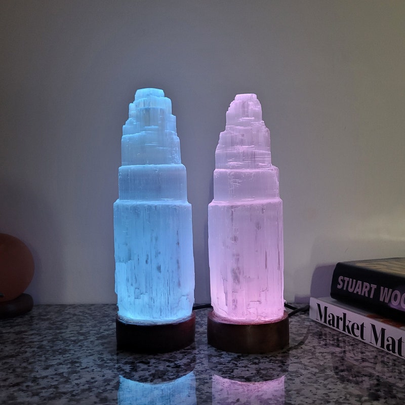 Rechargeable Crystal Lamp - Etsy