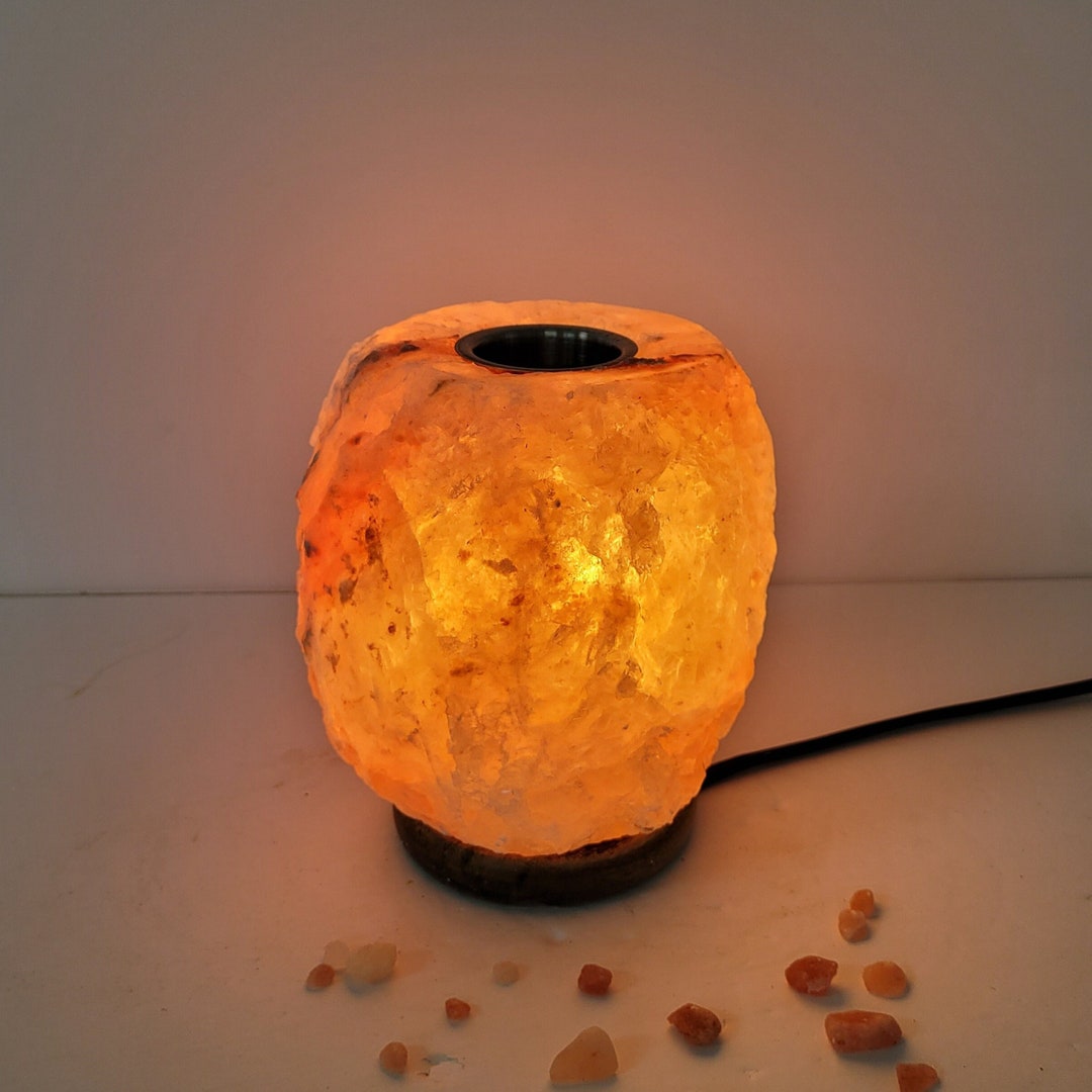 Pink Salt Lamp Aroma, Himalayan Salt Lamp, Essential Oil Burner, Wax ...