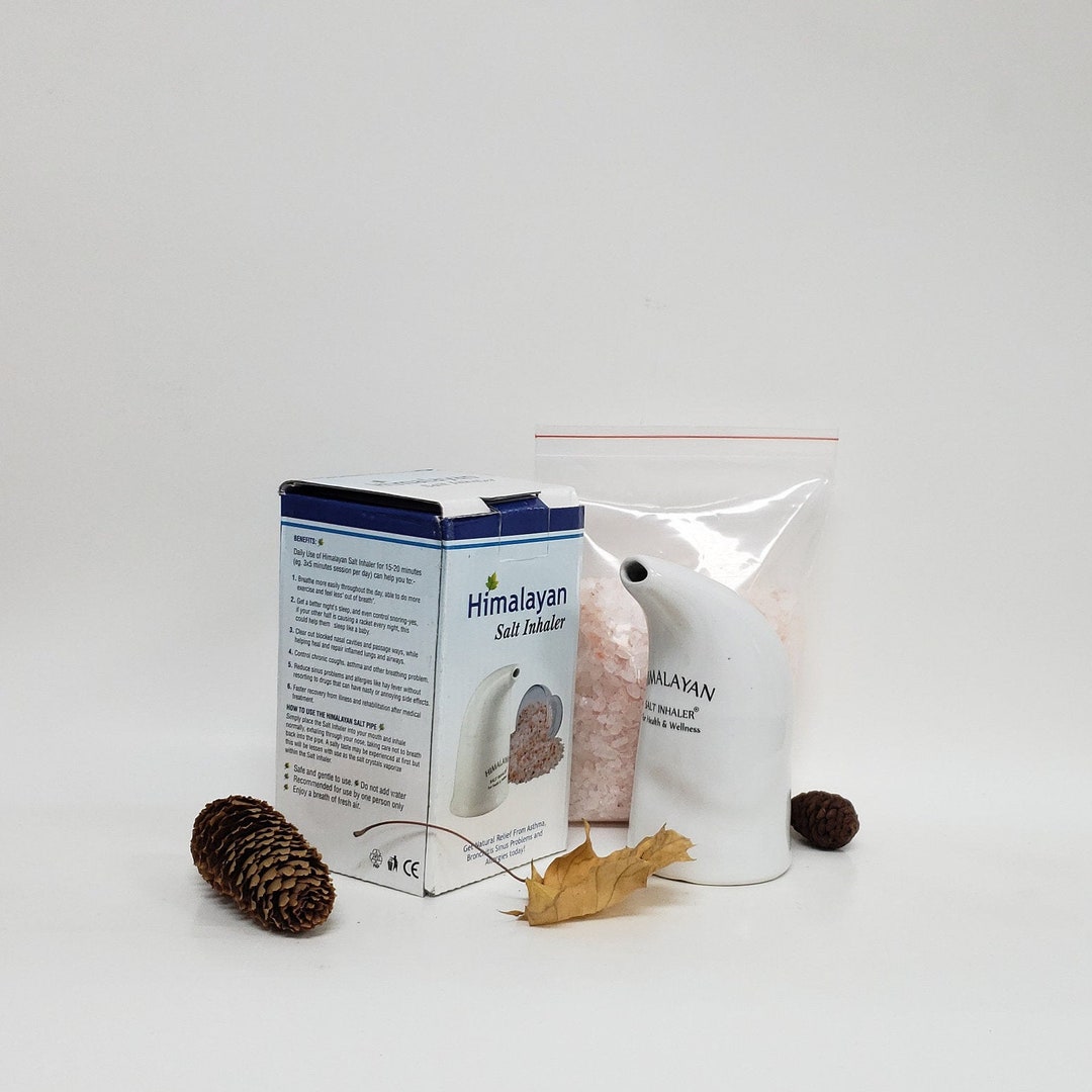 Himalayan Salt Inhalers Pipe With 300 Gram Salt | Asthma, Sinusitis ...