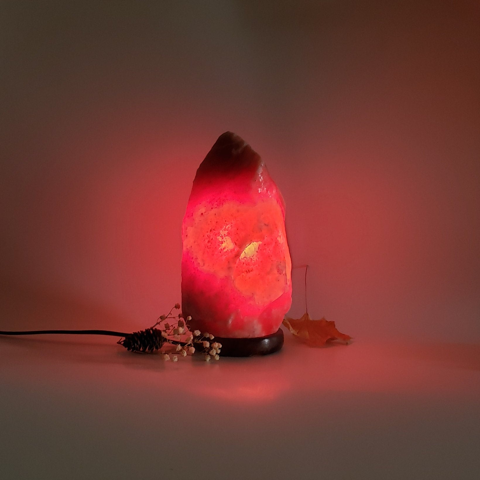 Himalayan Salt Lamp RED Authentic Himalayan Salt From - Etsy