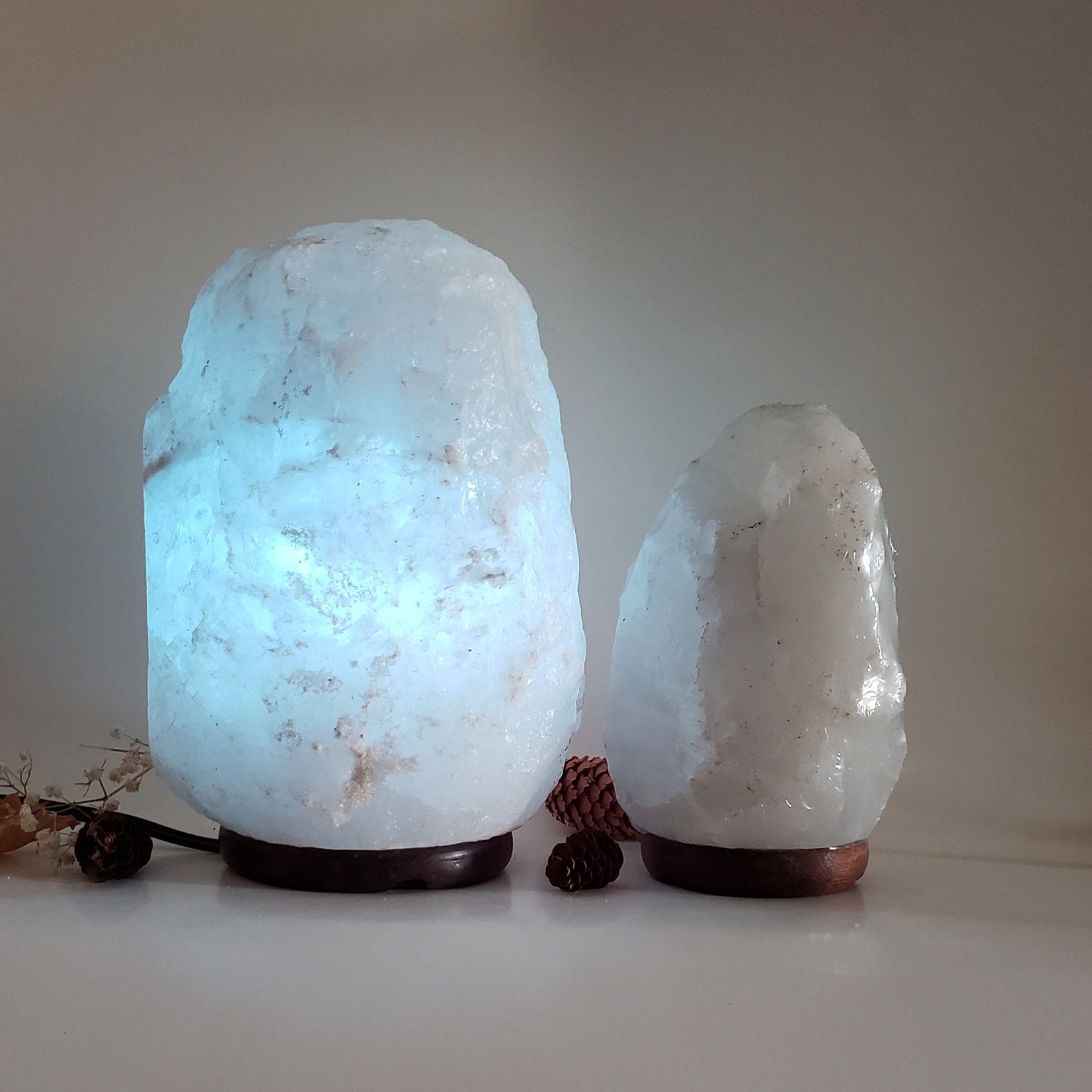 White Himalayan Salt Lamp authentic White Himalayan Salt - Etsy Canada