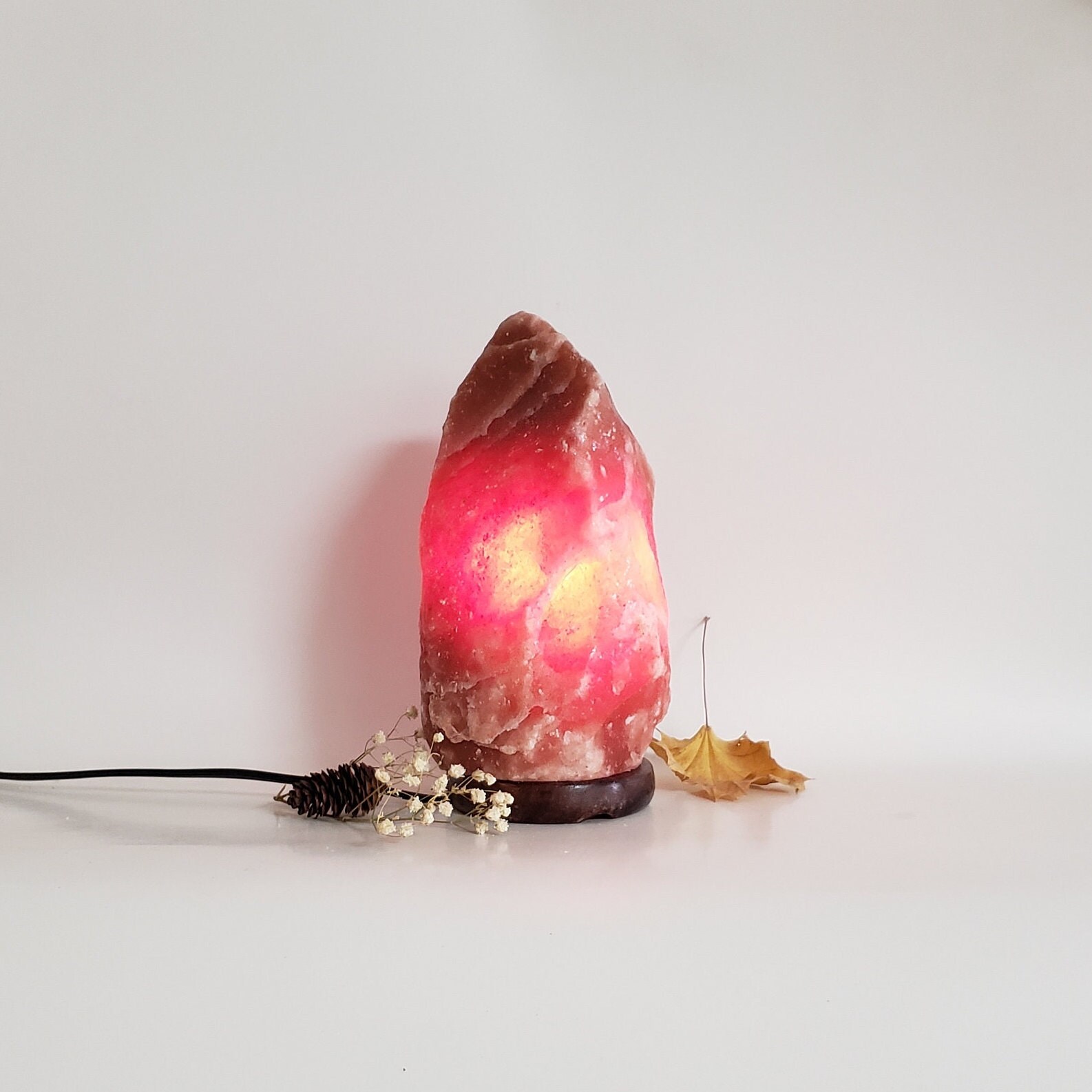 Himalayan Salt Lamp RED Authentic Himalayan Salt From - Etsy