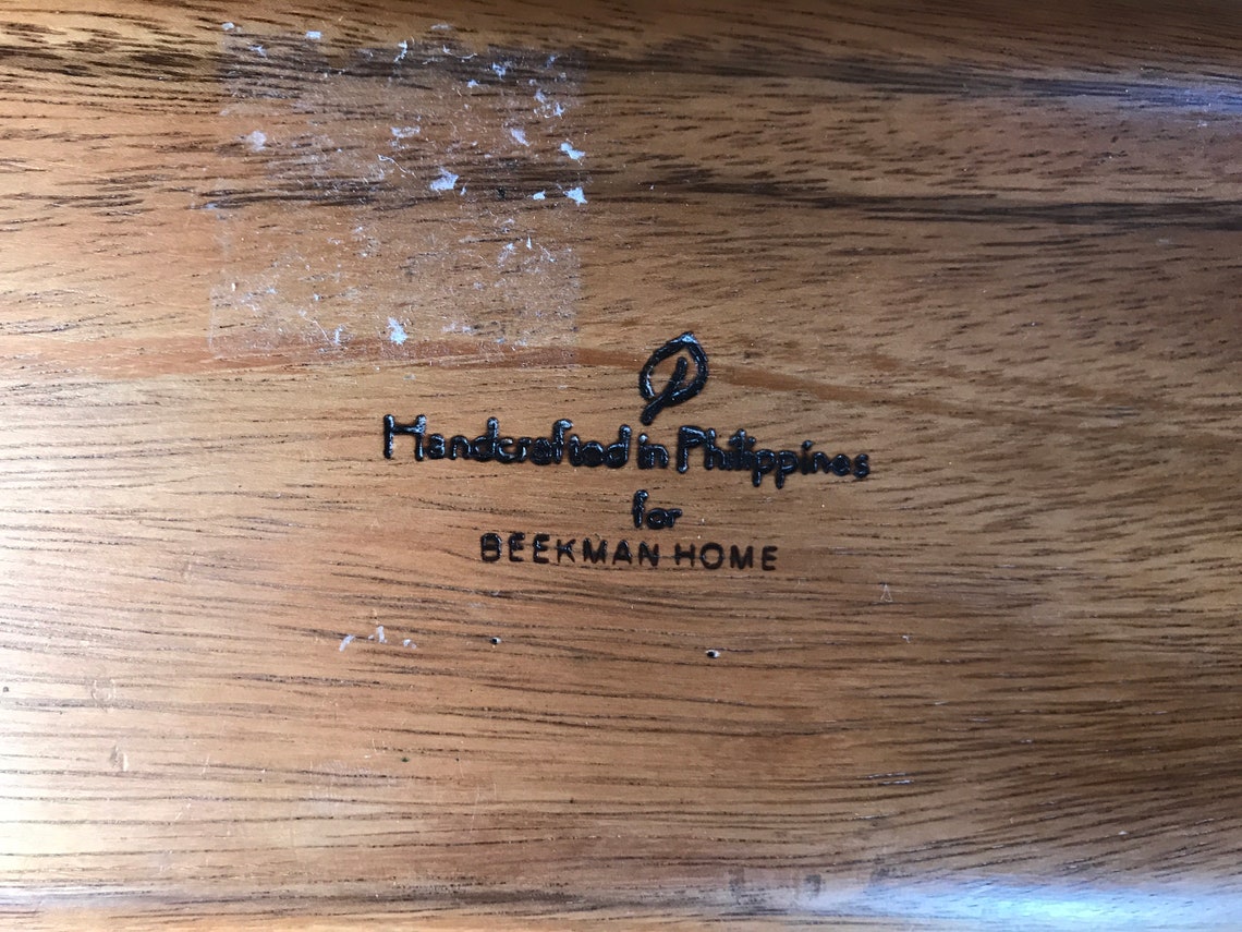 Vintage Wooden Tray From the Philippines - Etsy