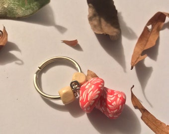 Mushroom keychain | Etsy