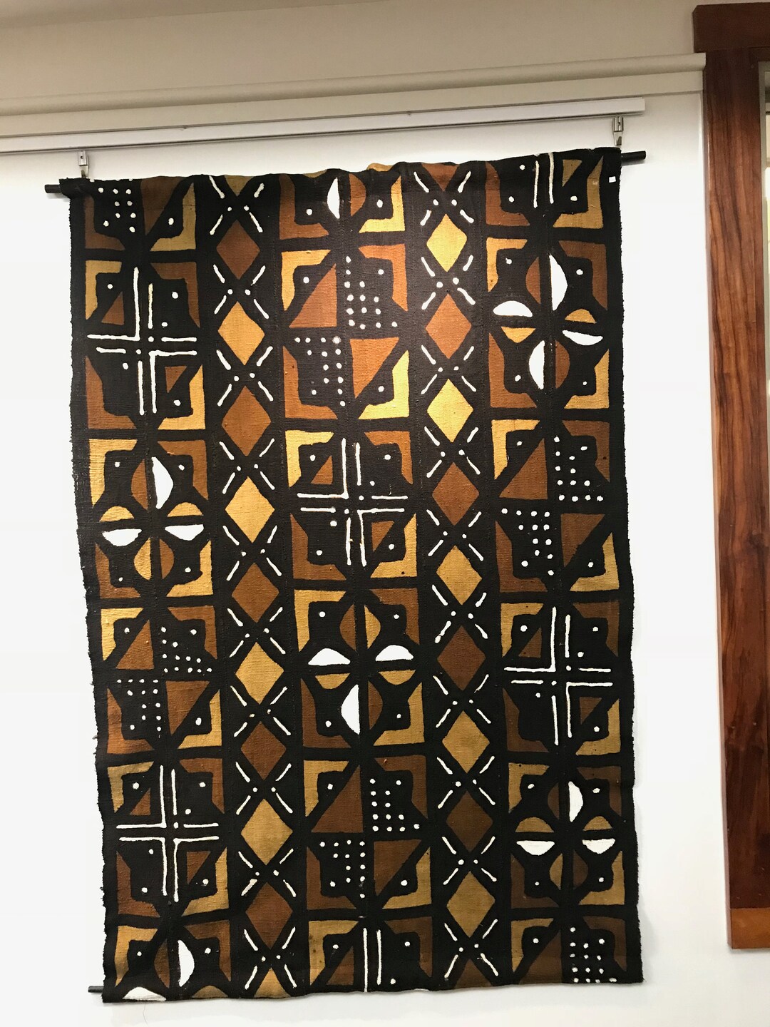 4-color Cowry Malian Mud Cloth Wall Art/upholstery Fabric - Etsy