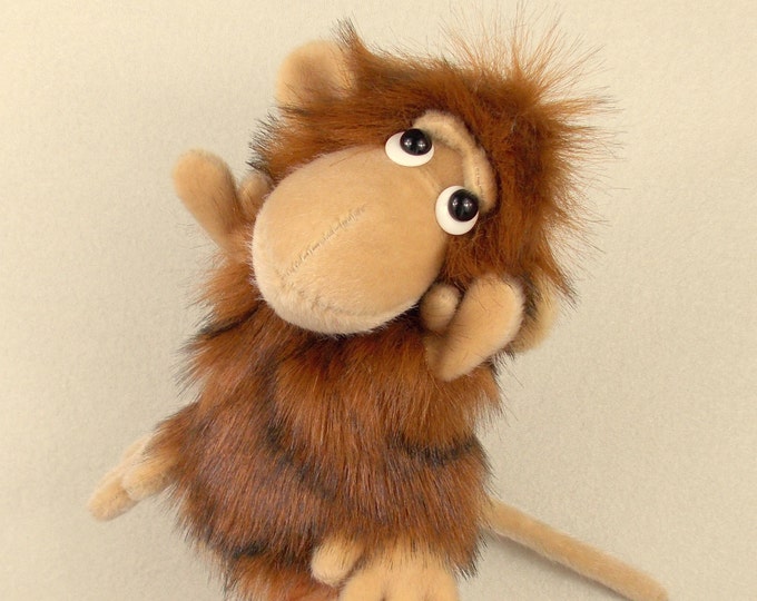 Little Red Monkey Hand Puppet for Little Hands. Children's - Etsy